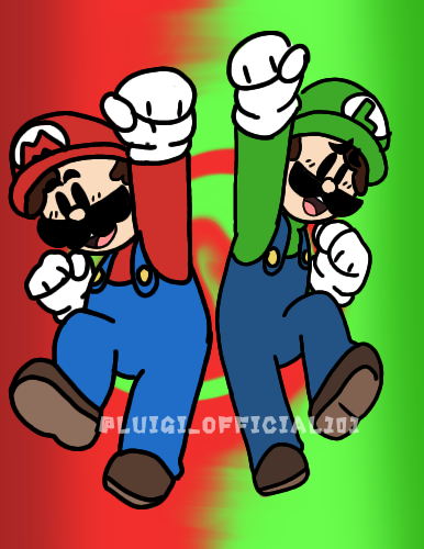 THE MARIO BROS. - ibisPaint