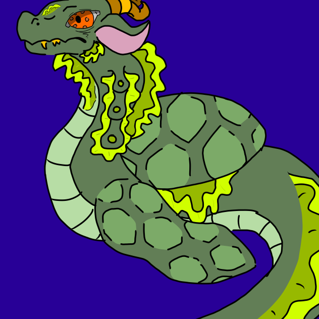Turtle dragon - ibisPaint
