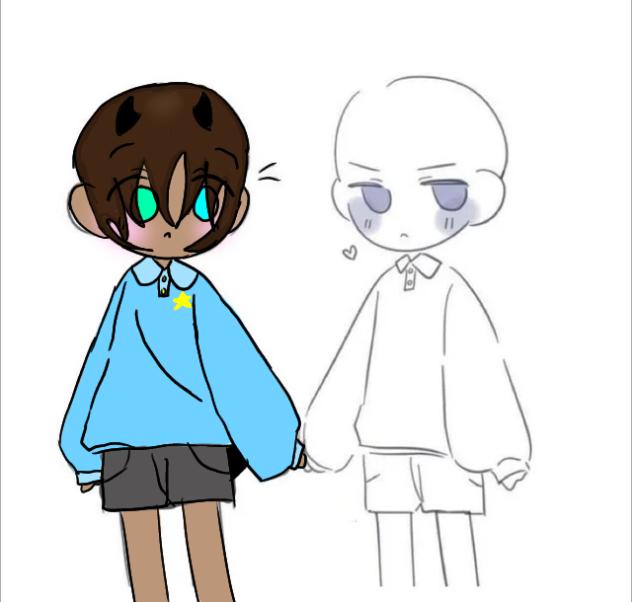 cam and scarlet as kids - ibisPaint