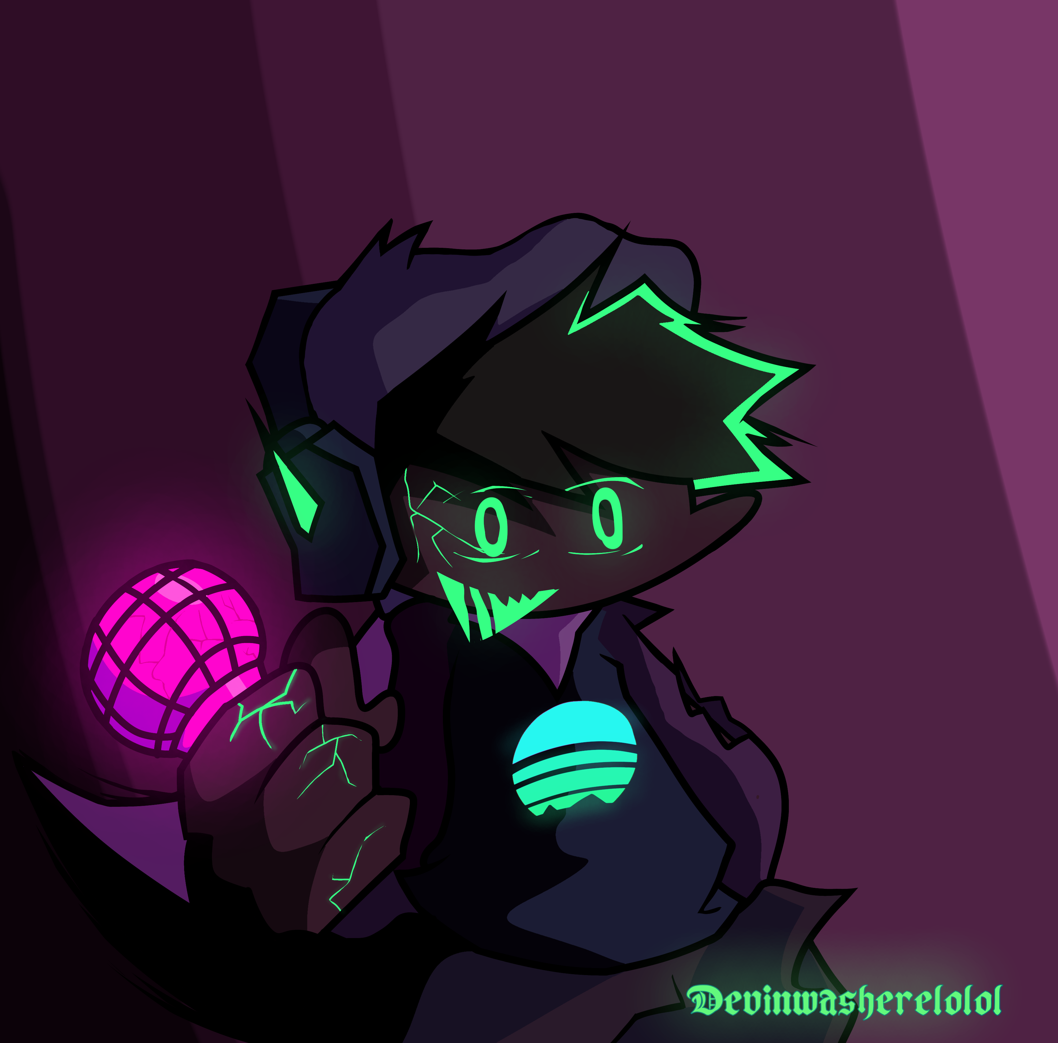 Making corrupted Neo boyfriend - ibisPaint