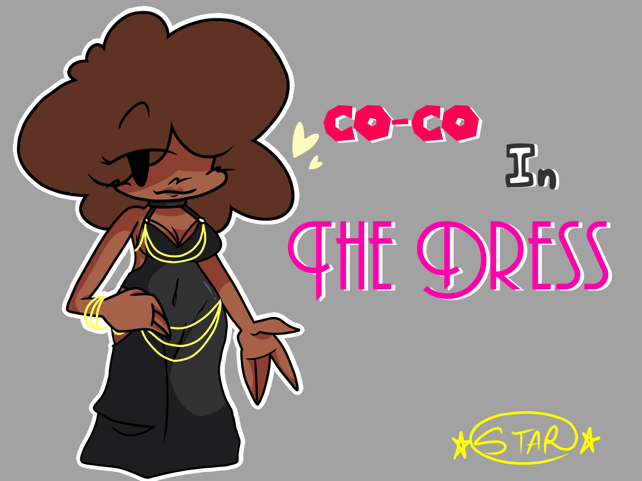 My Fnf Oc in “THE DRESS” XD - ibisPaint
