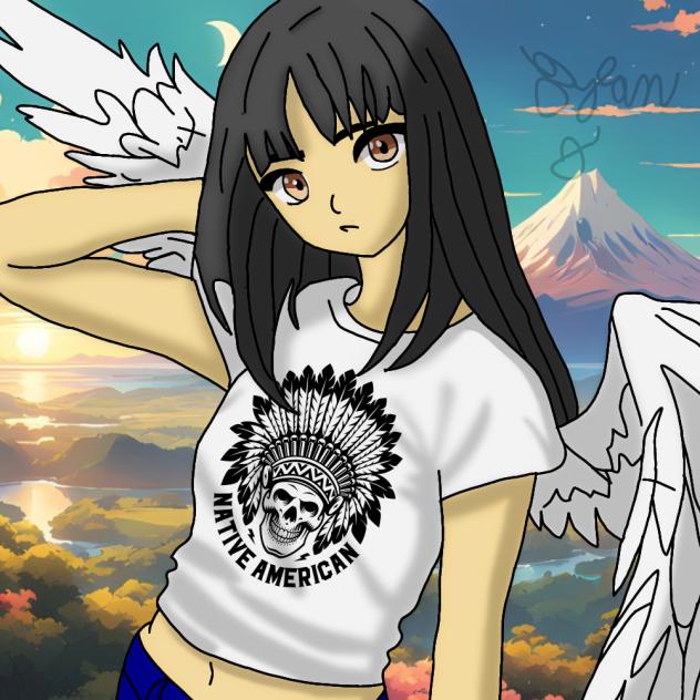 A pretty lil angel - ibisPaint