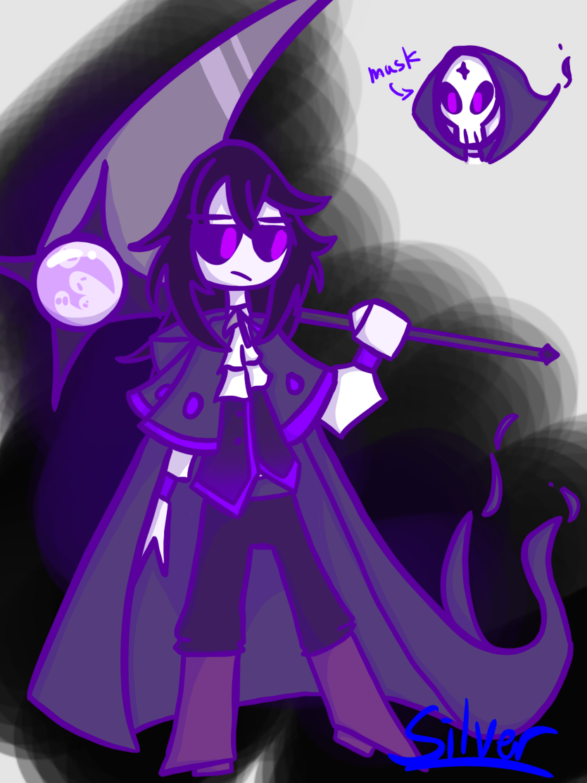 Grim, head of the reaper department - ibisPaint