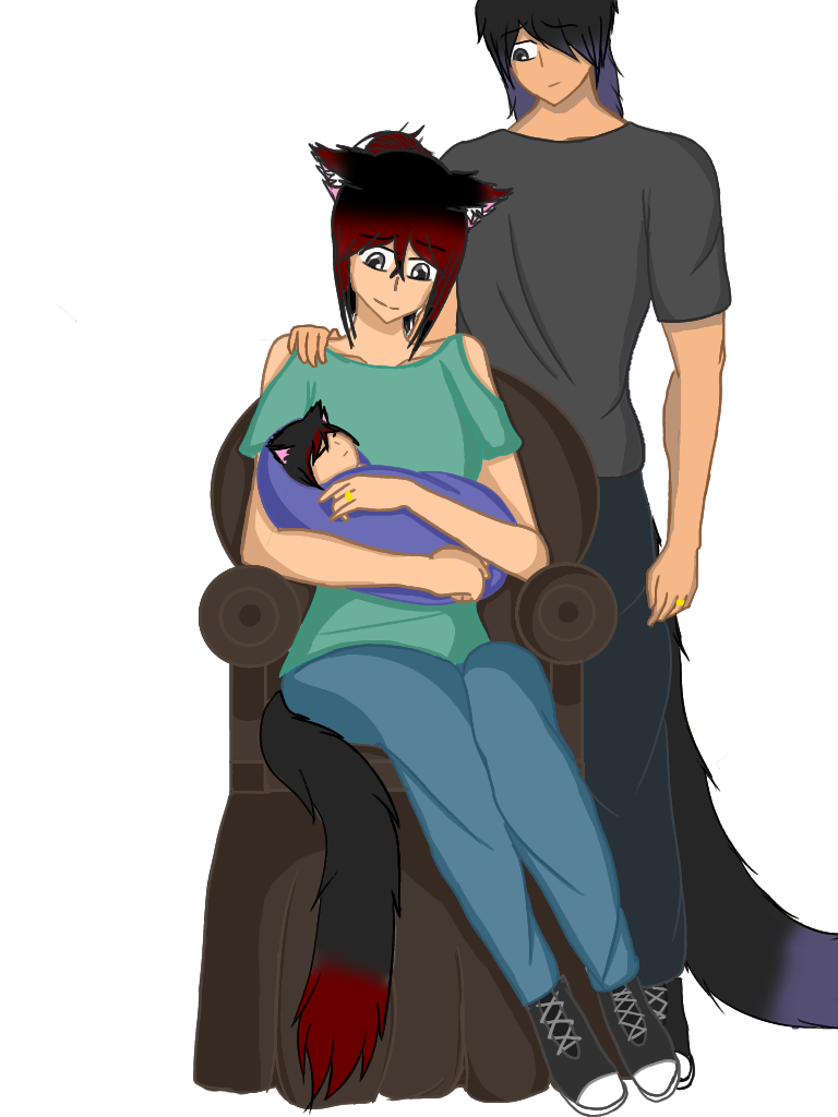 Ayla With her husband And her daughter - ibisPaint