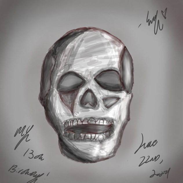 Skull - ibisPaint