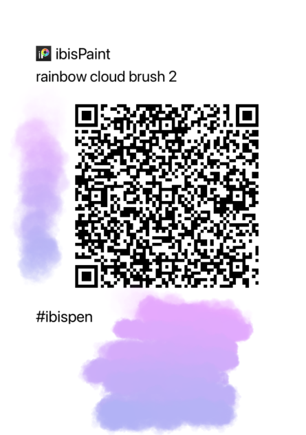 Rainbow cloud brush 2 - ibisPaint