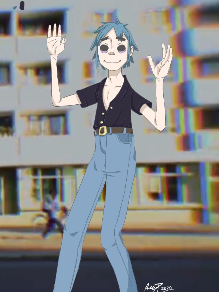 2D Gorillaz - ibisPaint