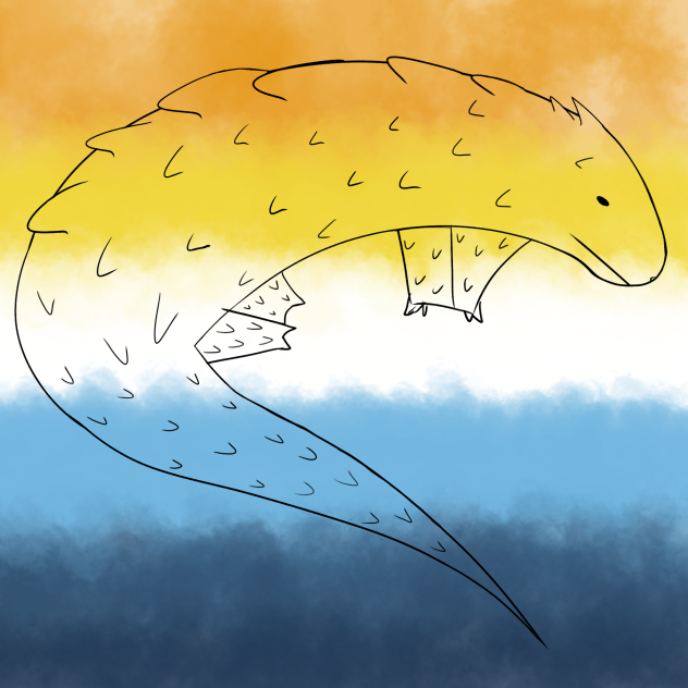 AroAce lizard art fight 2023 - ibisPaint