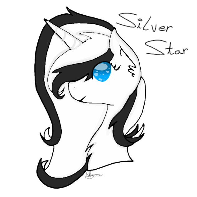 Silver star - ibisPaint