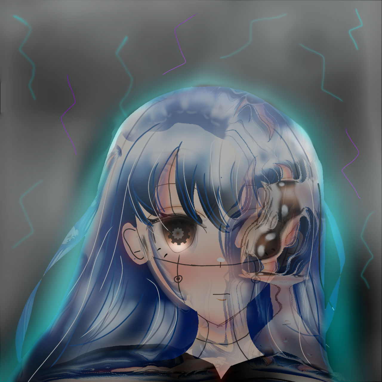 🌫💙🌩 robot - ibisPaint