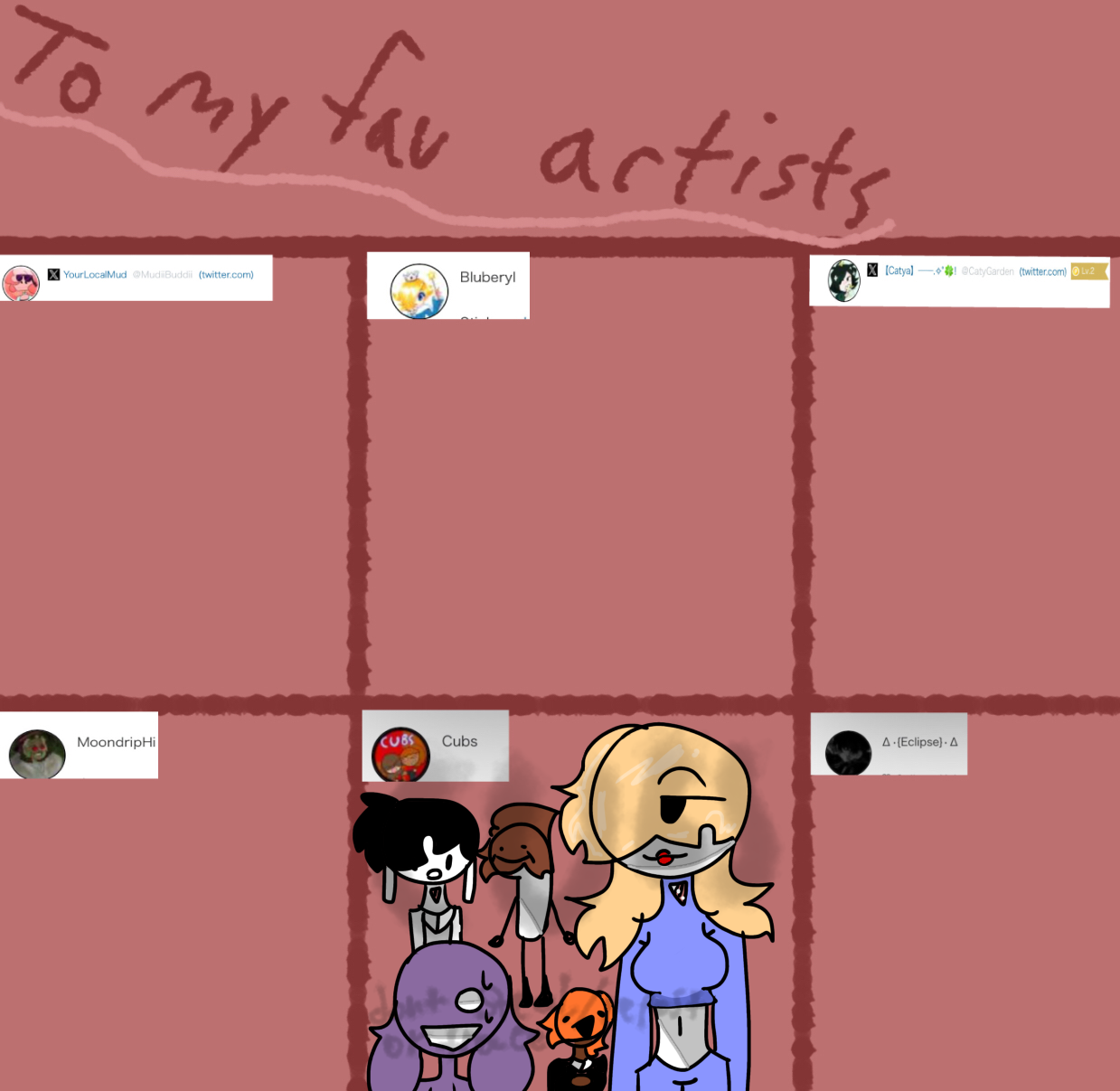 Fav artists with Darwin Collab yay - ibisPaint