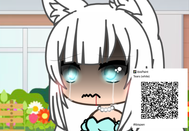 Tears Example (white) - ibisPaint