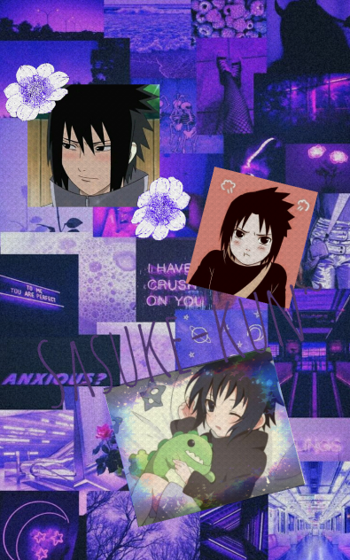 Aesthethic sasuke wallpaper - ibisPaint