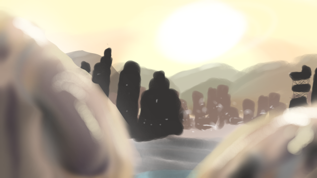 New York Early Morning Rush Hours - ibisPaint
