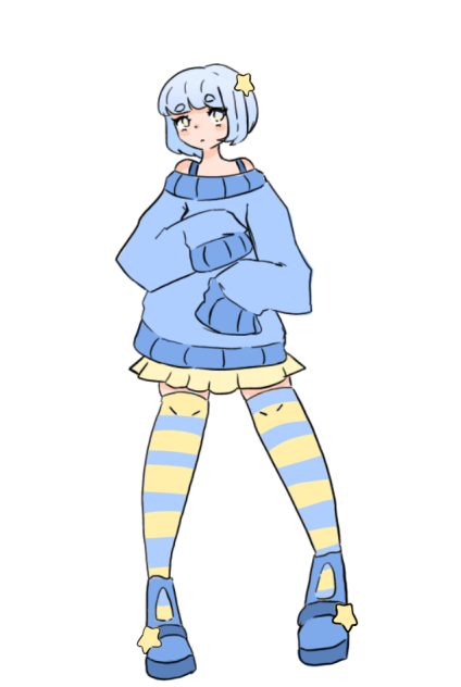 Random character design process - ibisPaint