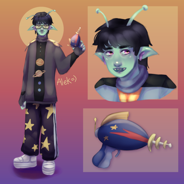 alek alien (soy) - ibisPaint