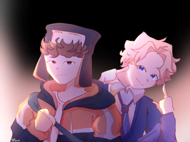 augustine & winnie ☝️🤓 - ibisPaint