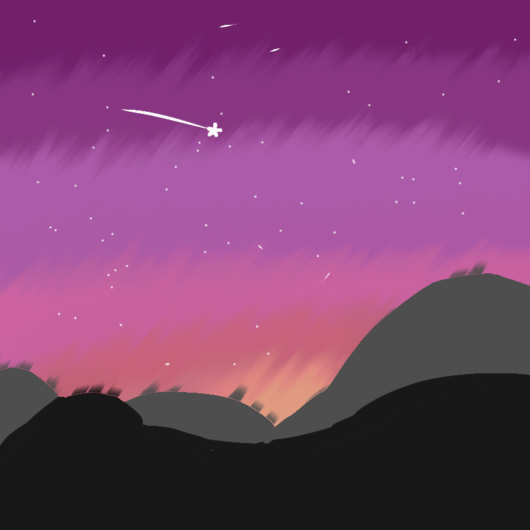 shooting star - ibisPaint