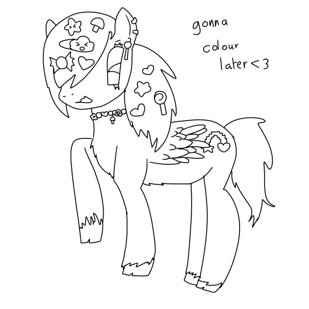 Pony oc wip - ibisPaint
