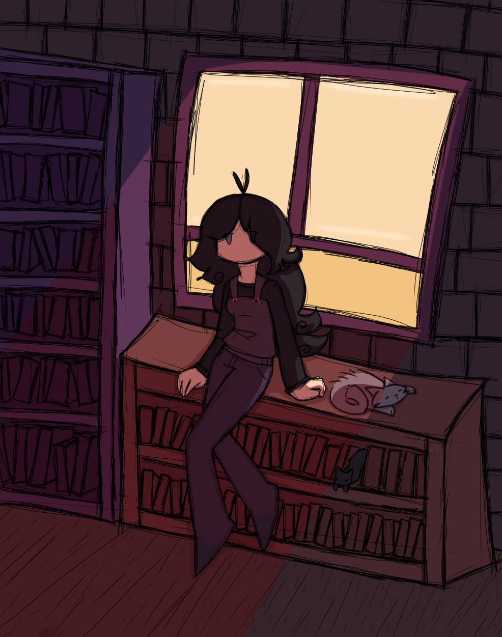 Cat Corpse Library - ibisPaint
