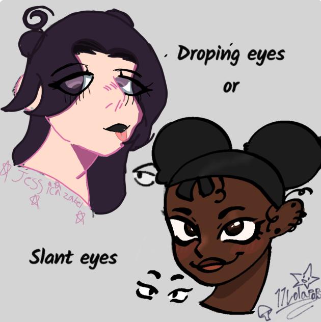 dropy or slant eyes - ibisPaint