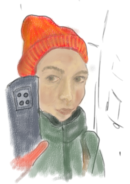 Elevator selfie. - ibisPaint