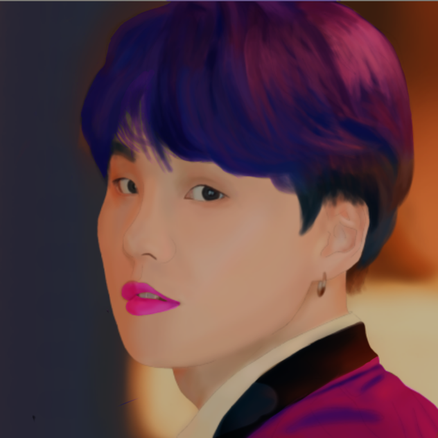 bts rapper Suga - ibisPaint