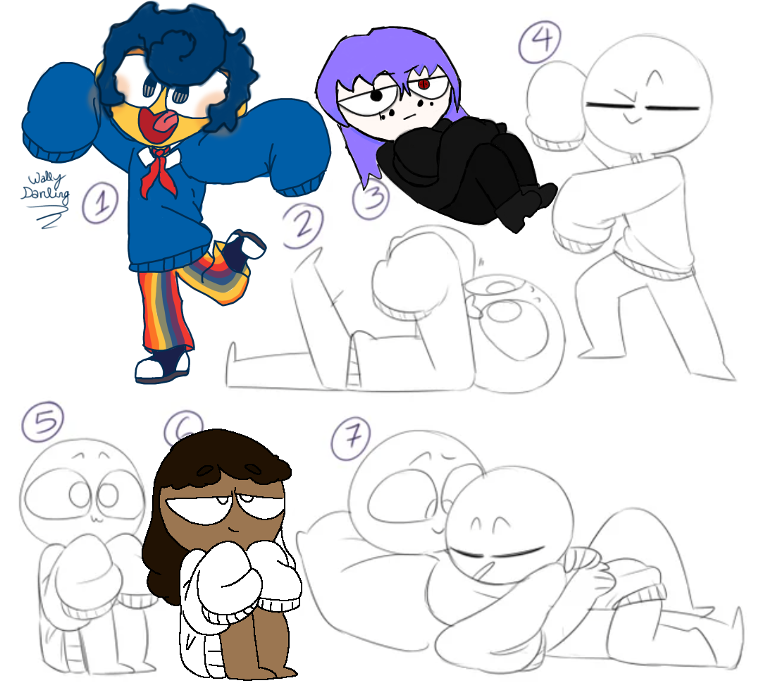 Cozy sweater collab - ibisPaint