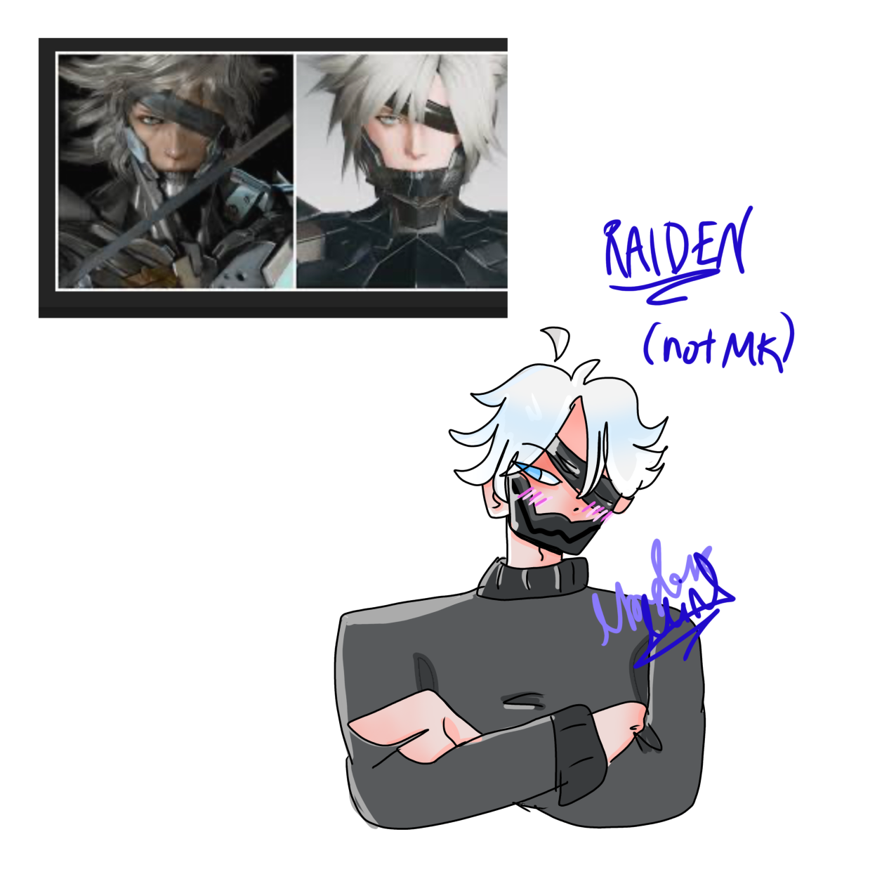 Raiden (Metal Gear or something) Request - ibisPaint