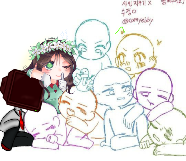 Cute group Collab - ibisPaint