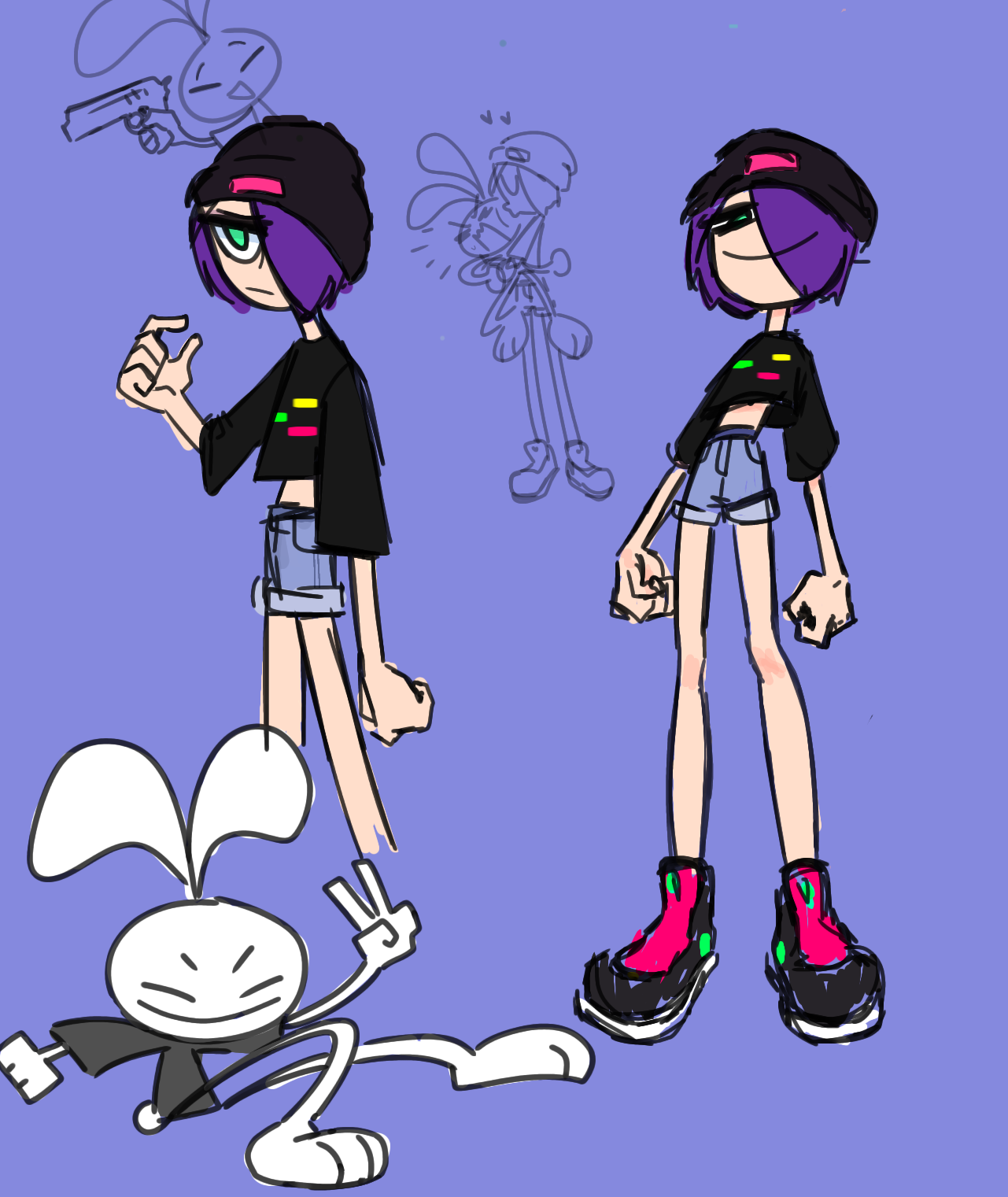 Marshie & Shell doodle - ibisPaint