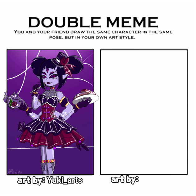 Double meme Muffet the spider - ibisPaint