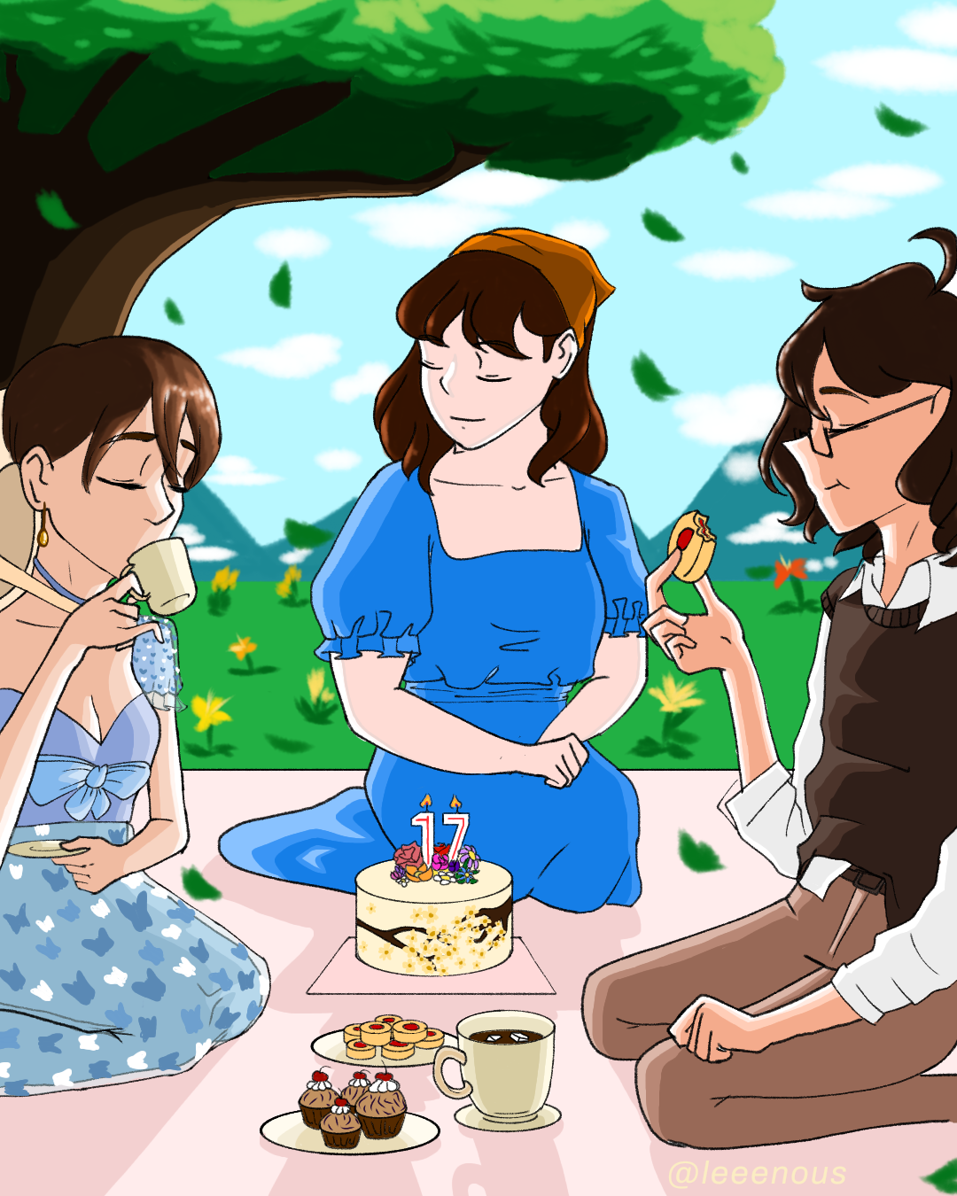 my friends' 17th bday - ibisPaint