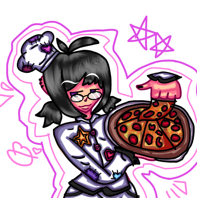 pizza,yummy- - ibisPaint