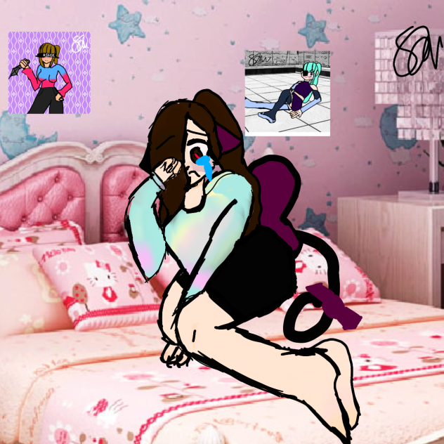 natsuko crying - ibisPaint