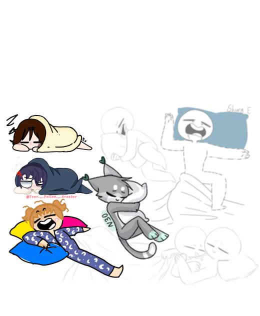 Sleepover Collab - ibisPaint
