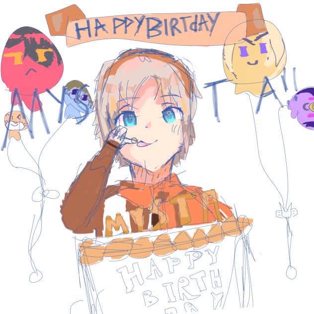 Happy birthday mysta!!Unfinished&late - ibisPaint