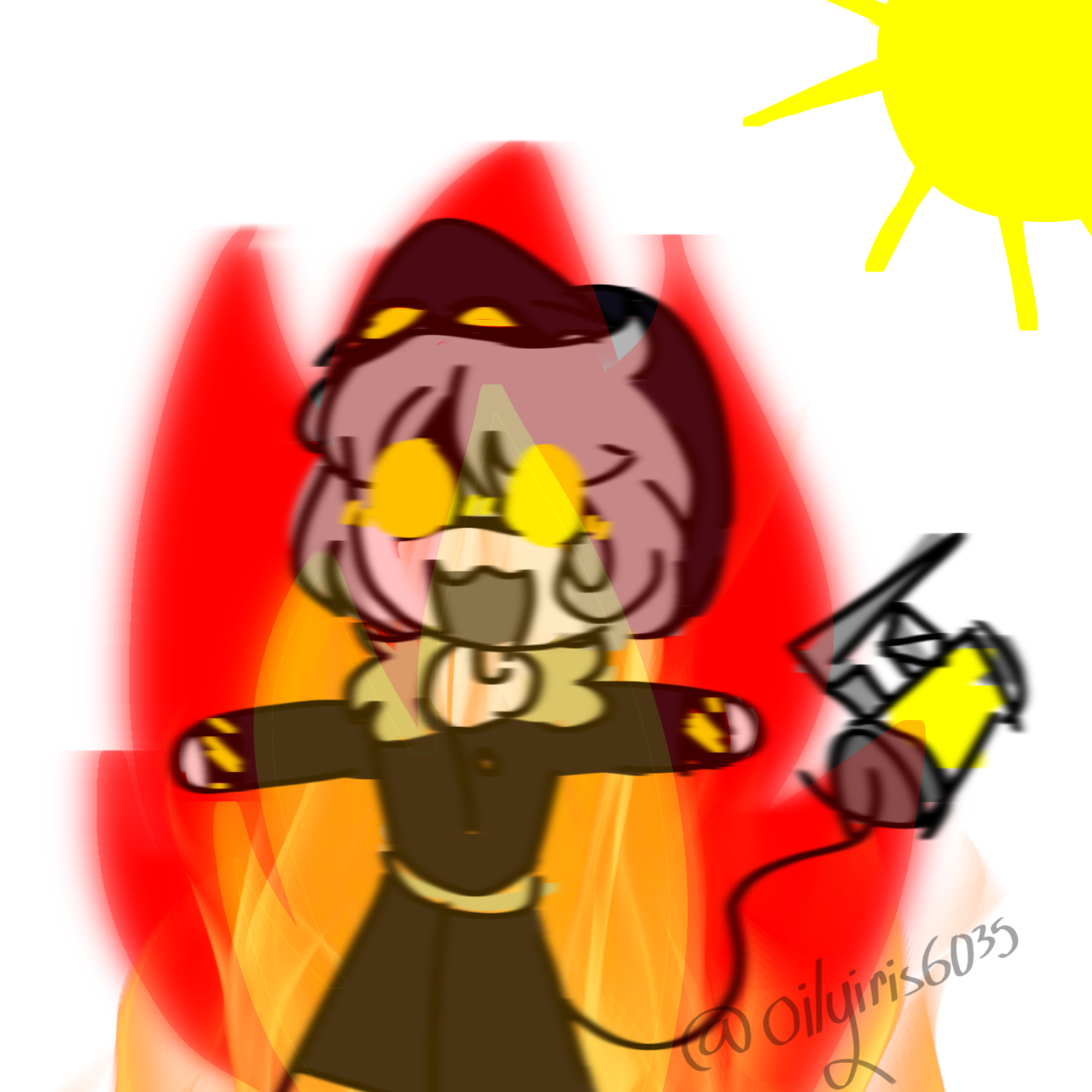 The sun is spicy - ibisPaint