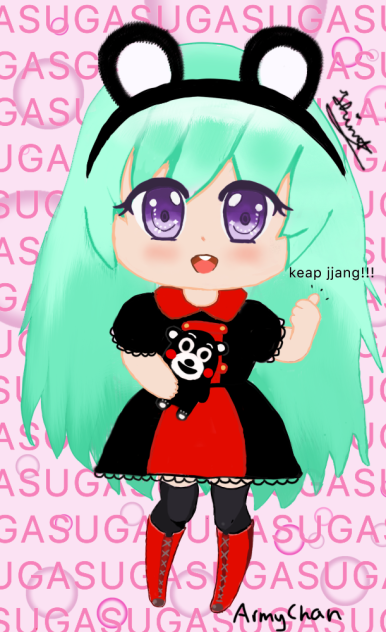 Suga and Kumamon Stan - ibisPaint