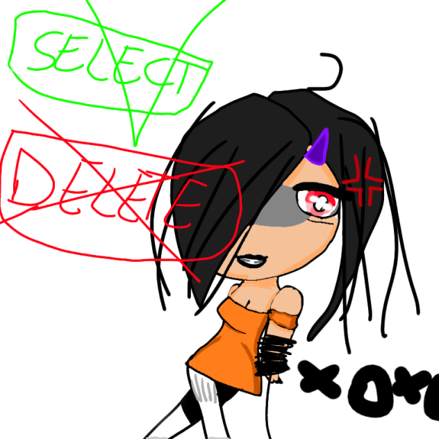 Delete or Select - ibisPaint