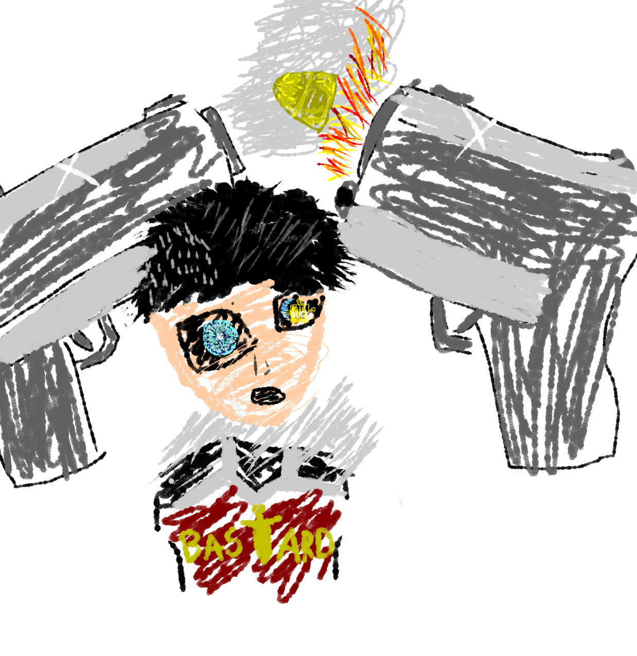 Isagi- TWO GUN VOLLEY - ibisPaint