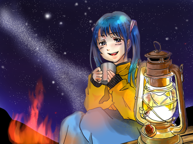 HATSUNE MIKU camping - ibisPaint