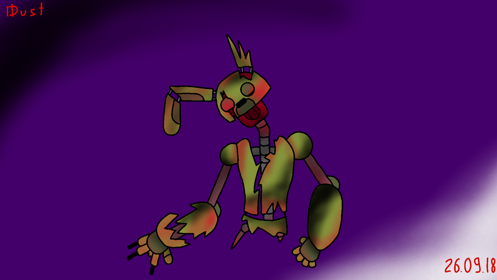 SpringTrap speedpaint (ver. ignited) - ibisPaint