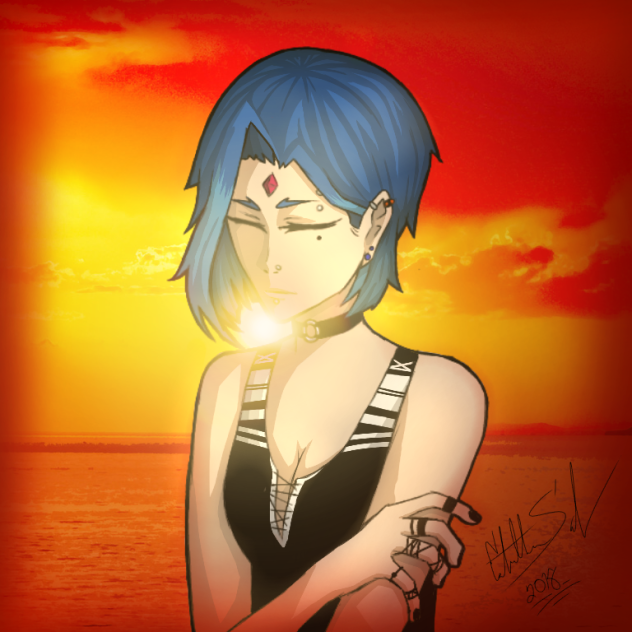 sun down. - ibisPaint