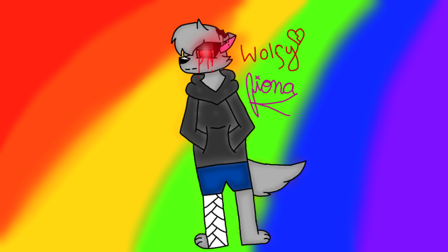 Wolfy the wolf - ibisPaint