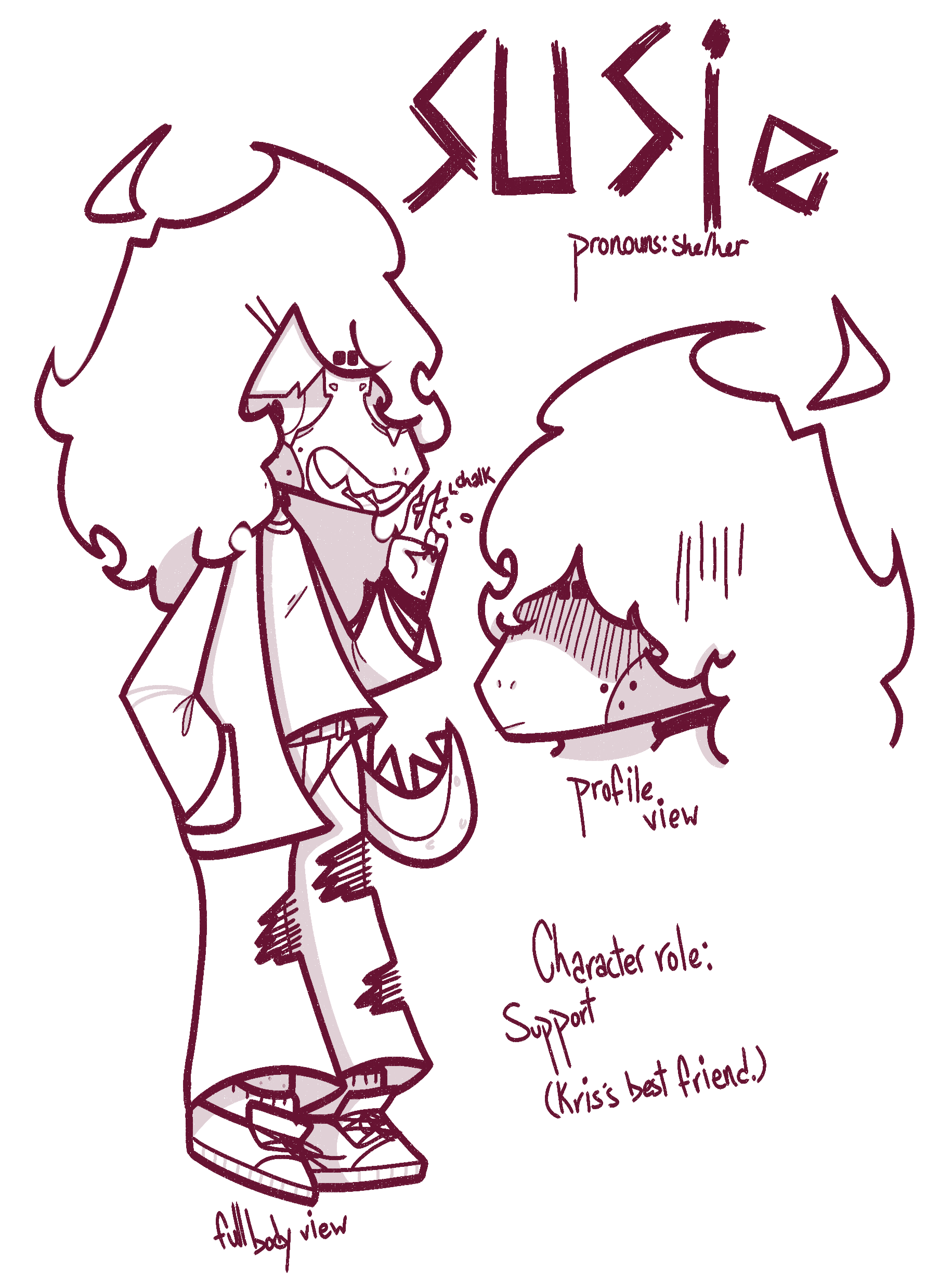 Susie character sheet - ibisPaint