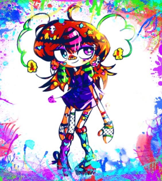 emo Scene girl🙂 - ibisPaint