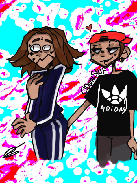 fred durst touching jonathan davis ass - ibisPaint