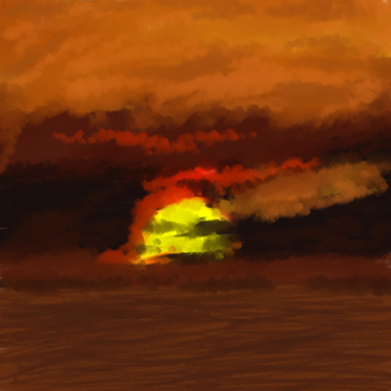 sunset - ibisPaint