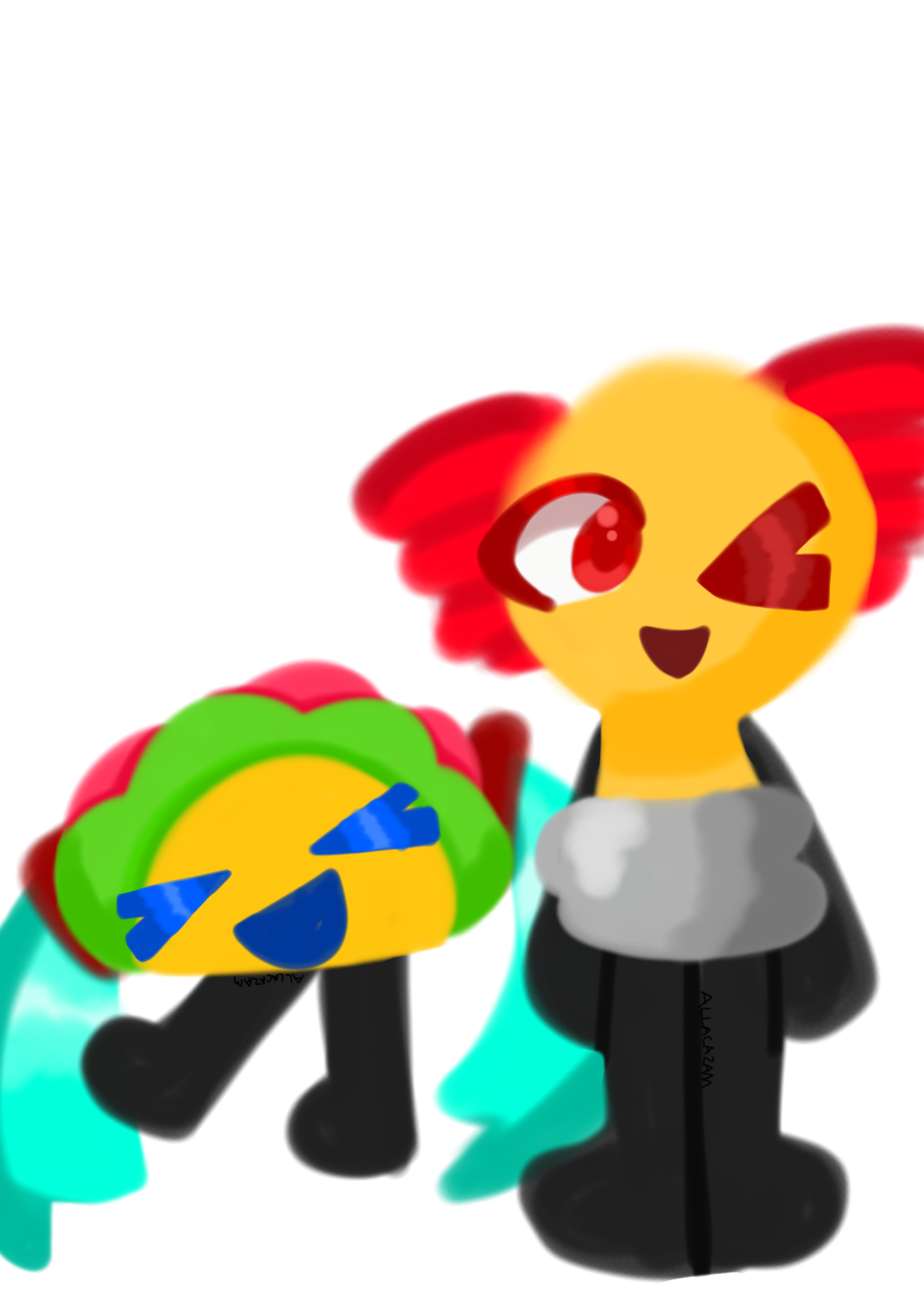Hatsune taco and kasane lightbulb - ibisPaint